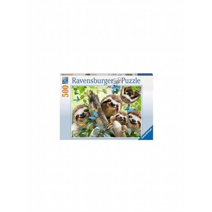 CRAZE 147908 Puzzle 500 pièces famille paresseux Selfie-Puzzle original ...