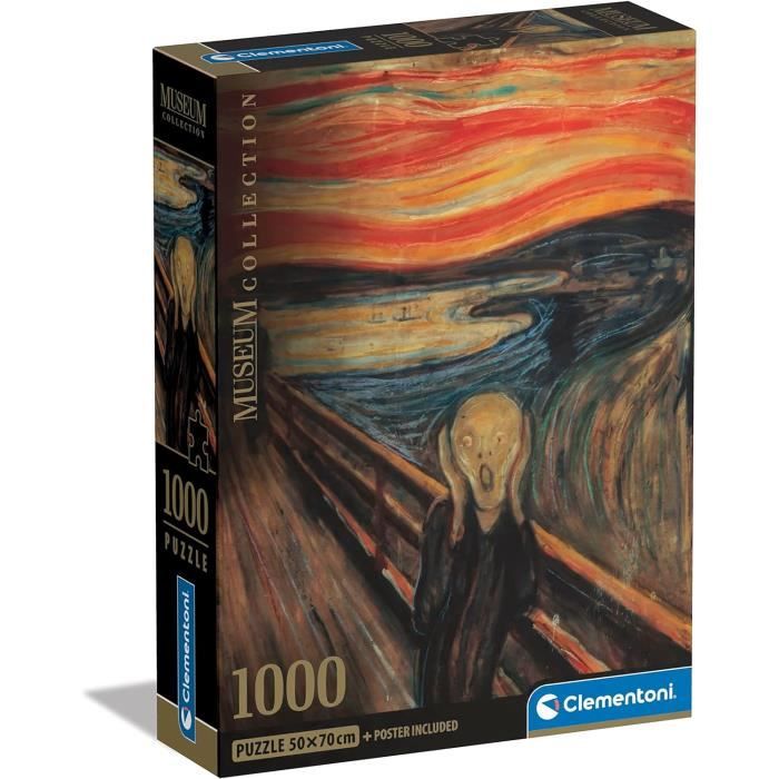 Italy Museum Collection Munch, The Scream1000 Pièces-Puzzle ...