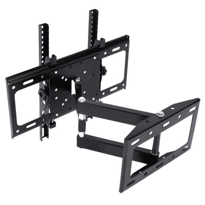 EJ.life Support TV mural Support mural TV bras inclinable pivotant pour ...