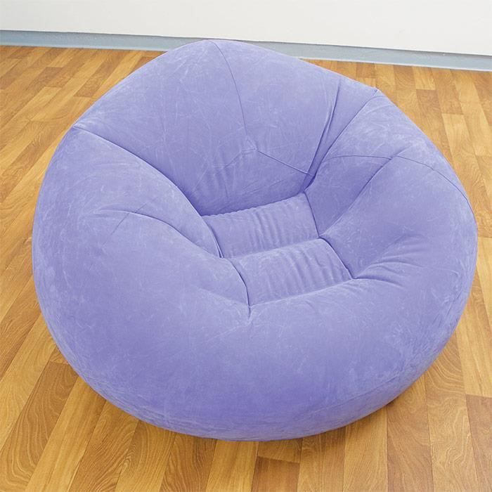 Pouf Siège Fauteuil Gonflable - design et coloré - Violet - Cdiscount ...