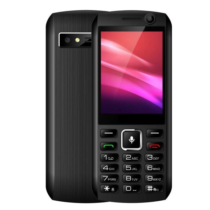 Téléphone portable classique - QUBO - P-280 - Double SIM - 4G - Noir ...