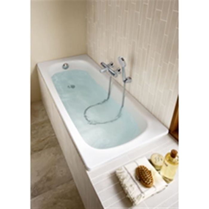 ROCA Baignoire acier Contesa 1700 mm. blanche. cuve seule. percée 1 ...