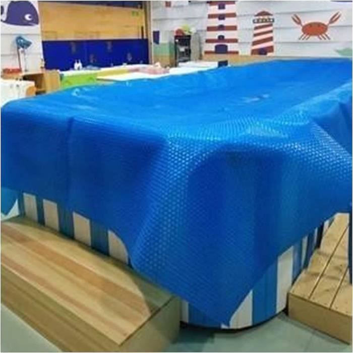 LSMK Bâches Bulles Piscine Couverture de Piscine Solaire 3 M - 3,6 M ...