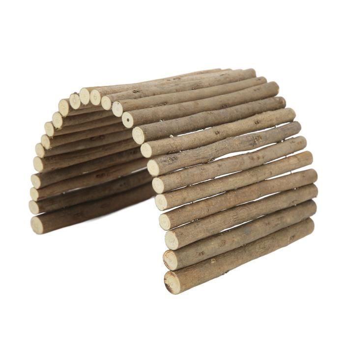 TMISHION pont en bois pour cobaye Pont en bois pour hamster petit ...