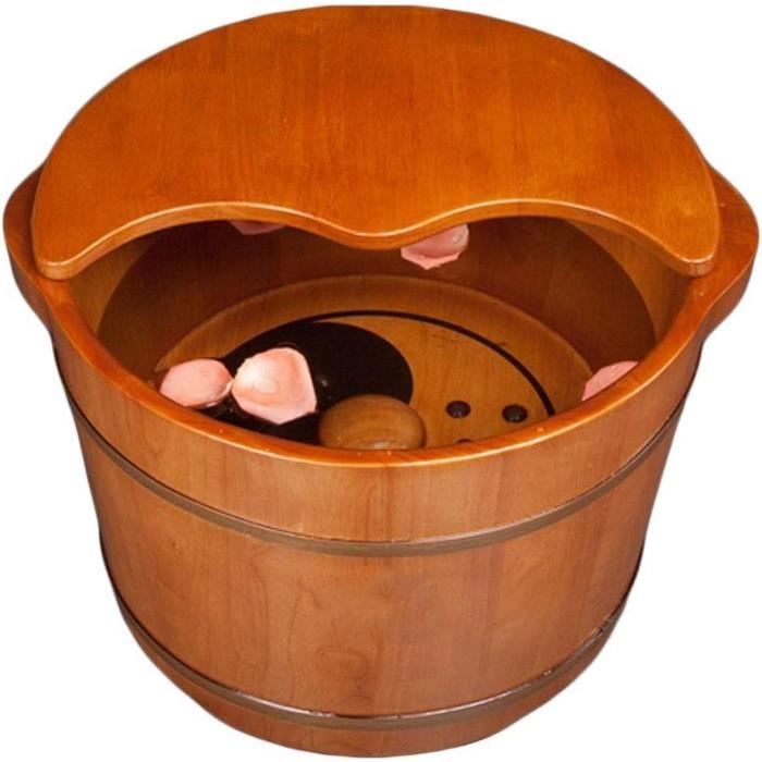 Bassin De Pied En Bois Tonneau De Bain De Pieds, Cuve En Bois De ...