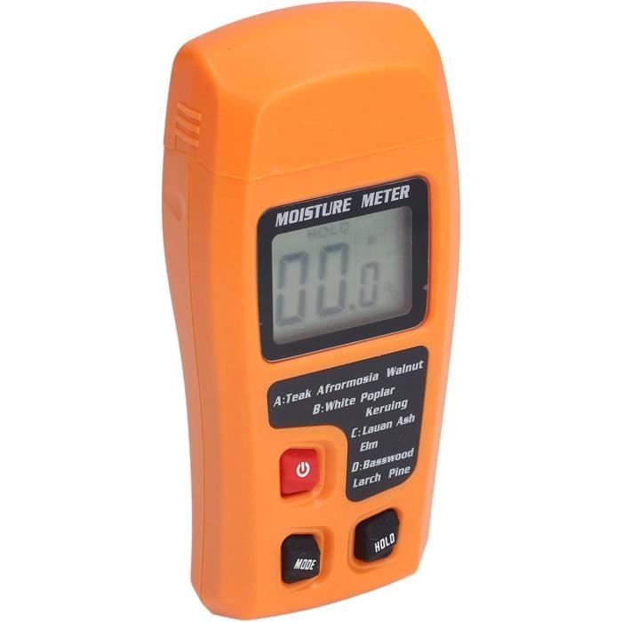 Humidimètre Pour Bois Testeur D'Humidité Haute Précision 4 Modes ...