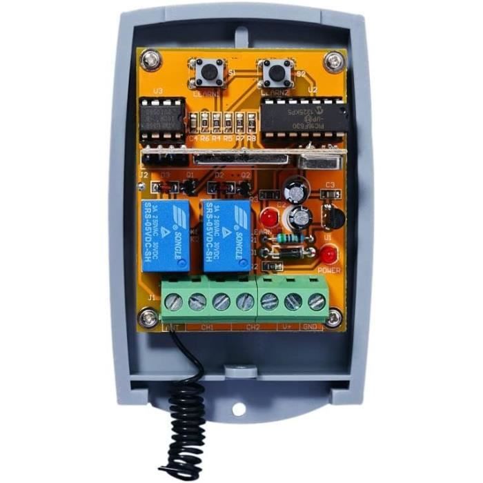 Cardin Récepteur Radio 2 Canaux Compatible Pour Télécommandes S449-Qz-S437 12-24 Vac-Dc, No-Nc ...