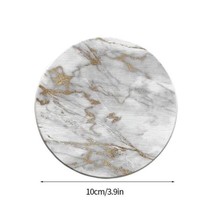 GG41357-Dessous de verre absorbant en Diatomite. porte savon à séchage ...