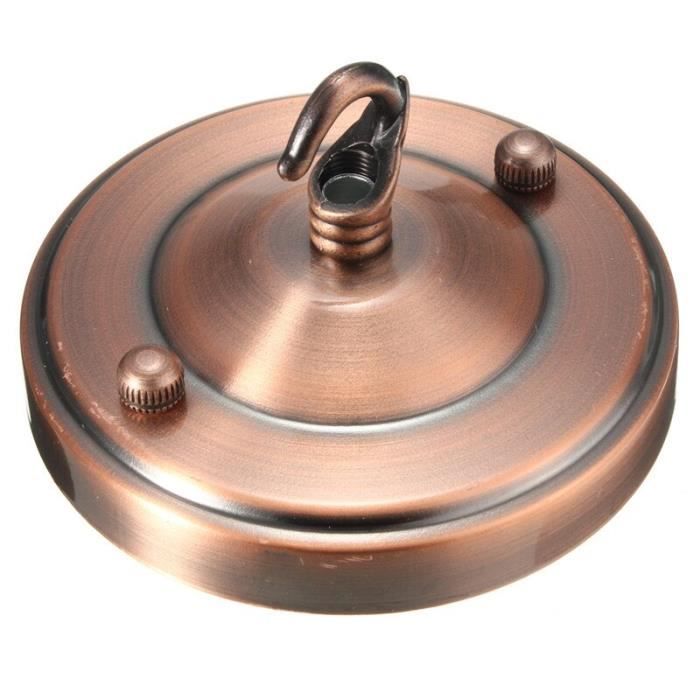 PIED DE LAMPE,Rouge--Crochet de Base de lampe Vintage 105mm de diamètre ...