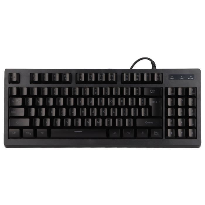 Clavier mécanique filaire effet de rétroéclairage RVB 89 touches ...
