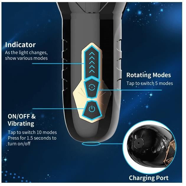 Jouets sexuels automatiques pour hommes, 10 vibromasseurs et 5 ...