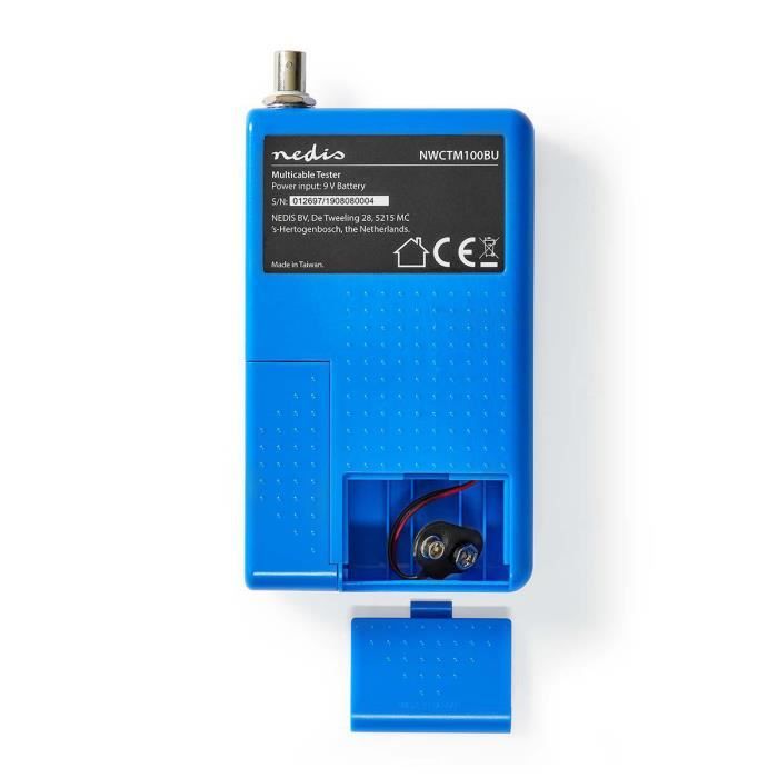 Testeur de Câble Réseau - NEDIS - RJ45, RJ11, USB - LED - Ergonomique ...
