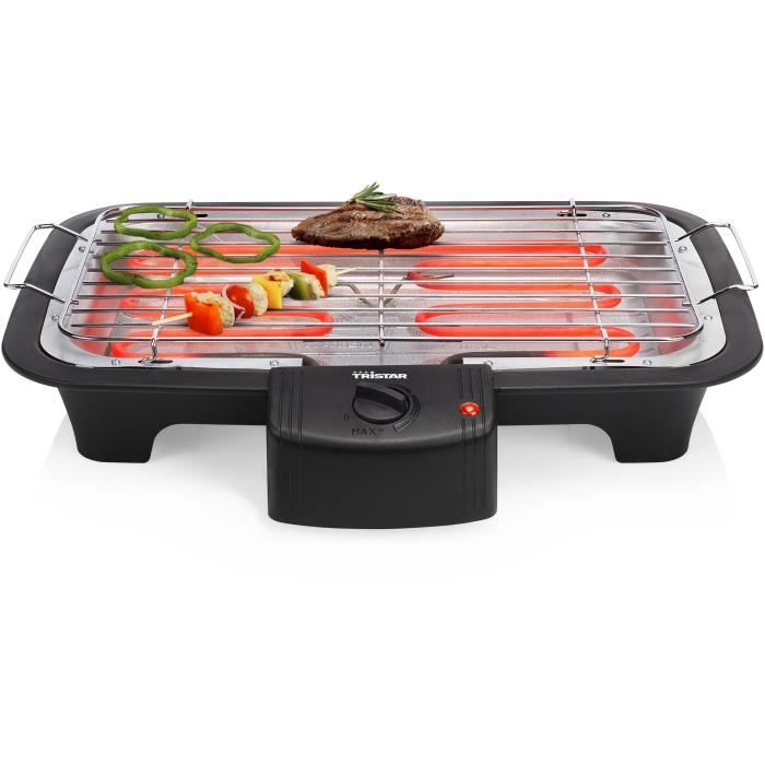 Barbecue lectrique TRISTAR BQ-2883 sur pieds 2000W 38x22cm - Achat / Vente Barbecue lectrique ...