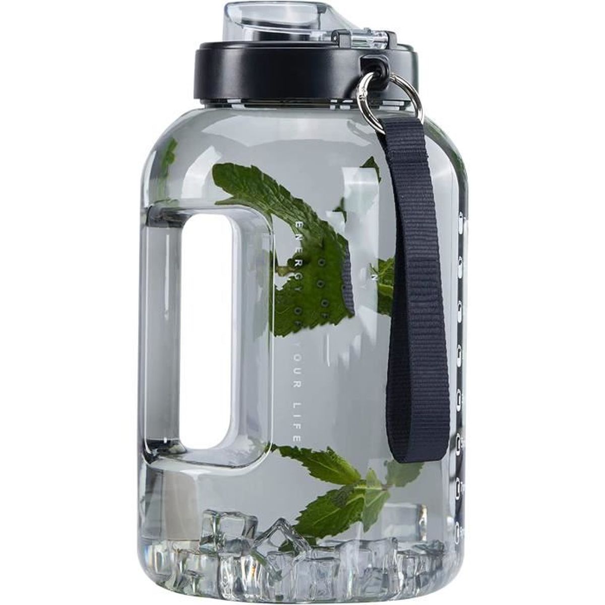 Bouteille d'eau, 3.78L Water Bottle Gourde Sport Gourde Reutilisable ...