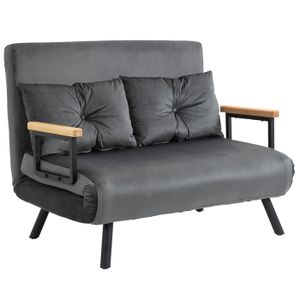 Canapé 2 places Homcom - Cdiscount