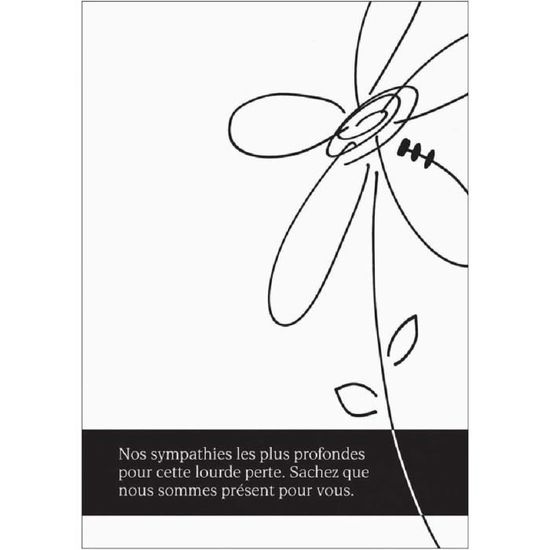 Helga Bühler Carte De Voeux: Belle Carte De Deuil Consolante Avec Une ...