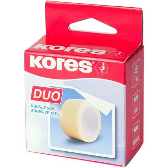 Duo : Ruban Adhésif Double Face Transparent, Ruban Adhésif Multi ...