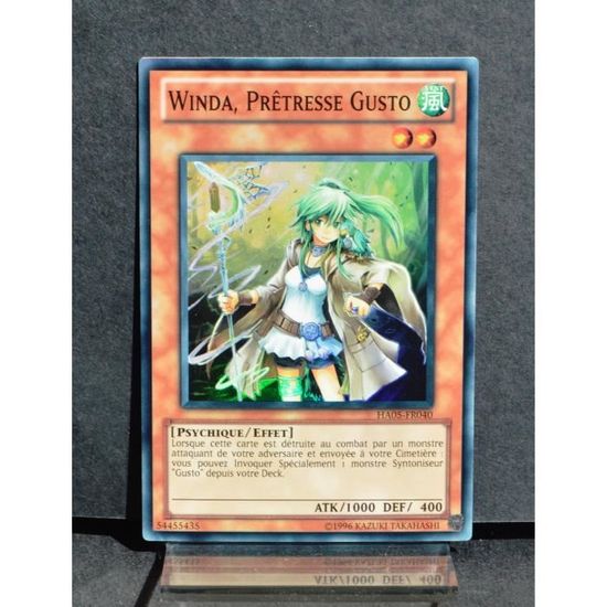 Carte YU-GI-OH HA05-FR040 Winda, Prêtresse Gusto NEUF FR - Cdiscount Jeux - Jouets