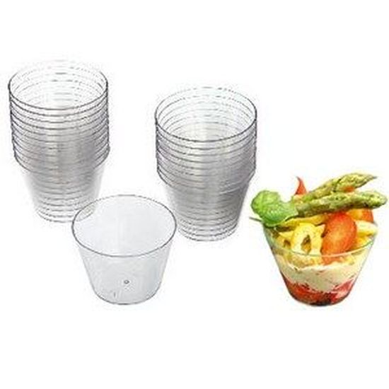 Lot de 20 Verrines Ronde - Cdiscount Maison