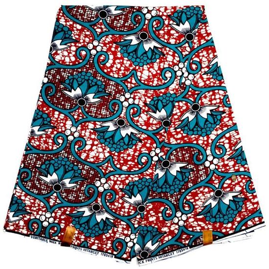 Wax pagne tissu africain collection HITARGET 6Yards super cire imprimé ...