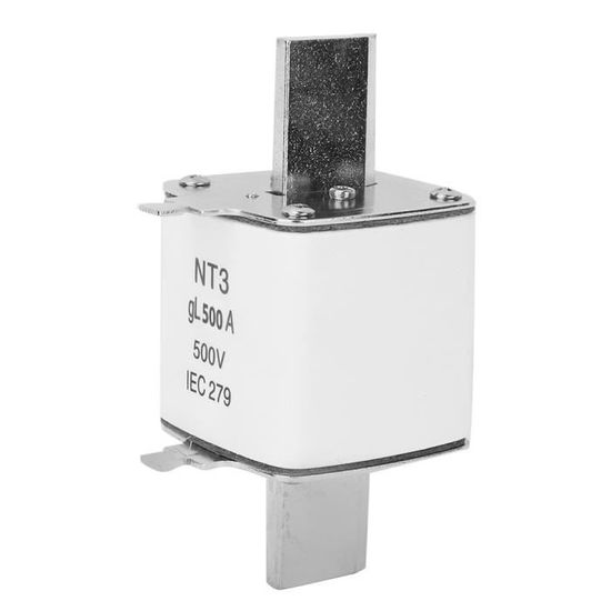 Fusible - NT3 - RT16-3 - Céramique - 500V - Protection de sécurité - Cdiscount Bricolage