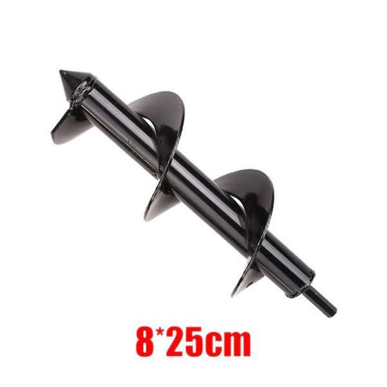 Foreuse-tarière,Tarière de jardin en spirale, foret à fleurs, creuser ...