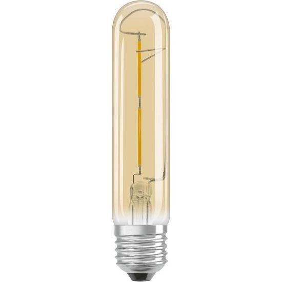 Vintage Edition 1906 Ampoule Led À Filament - Culot E27 - Forme Edison Or Ambrée - Blanc Chaud ...