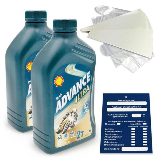 2 Litre Original Shell Advance Ultra 2T Shell - Cdiscount Auto
