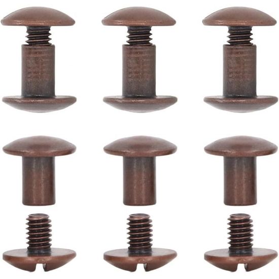 Métal Rivet Anti-Corrosion Laiton Matériel Galvanoplastie Usinage Livre ...