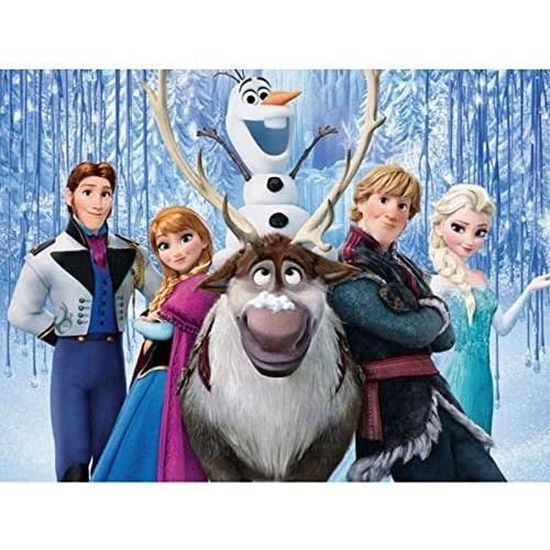 Kit De Broderie Diamant De Diamant De La Reine Des Neiges Par Numéro 5D ...