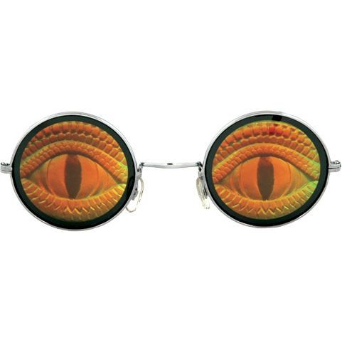 CESAR Lunettes Yeux de lézard holographique Pour Adulte - Cdiscount ...