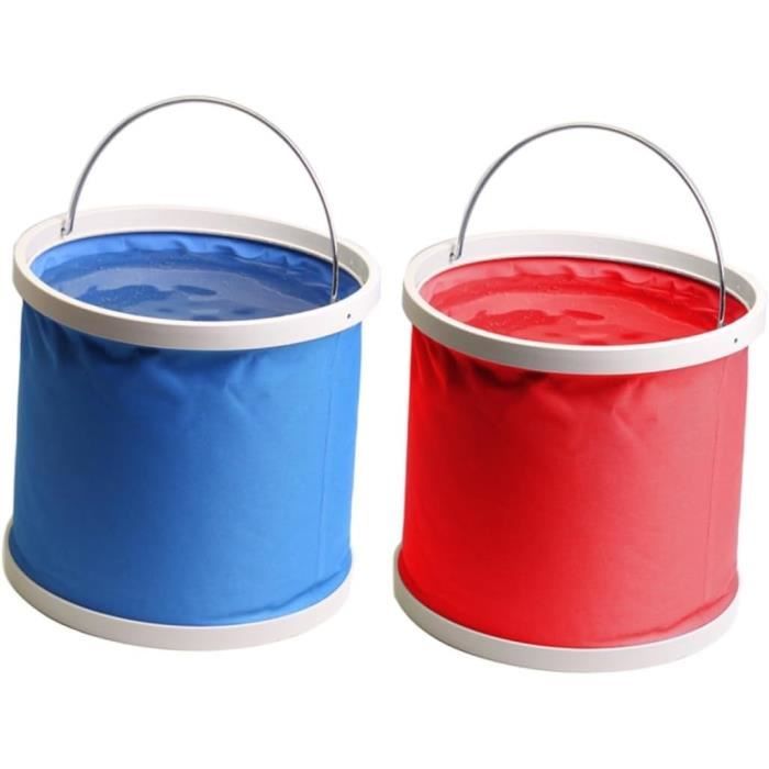 Seau Pliant Portable Seau D'Eau Pliable Seau Extérieur Seau De Pêche ...
