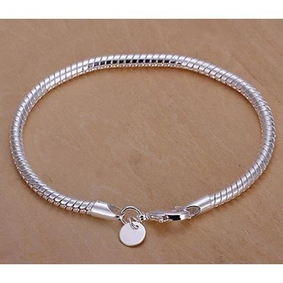 Bracelet argent plat femme - Achat / Vente bracelet - gourmette ...