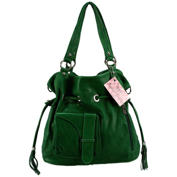 Sac à Main Cuir Souple - Gianna - Vert Moyen Vert - Cdiscount Bagagerie ...