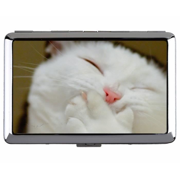 Étui de cigarette, carte de visite professionnelle de chat actif Y010 ...