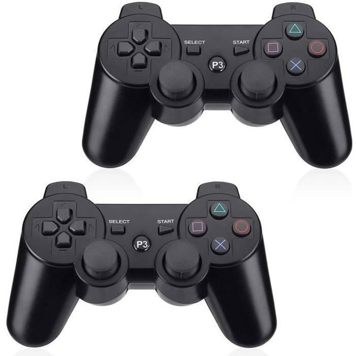 Powerextra PS3 Manette 2 Pack sans Fil Bluetooth Manette PS3 Haute ...