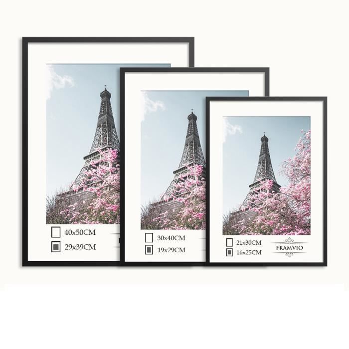 Cadre noir A4 21x30cm Cadre À Photo Moderne En Métal Pour La Décoration ...