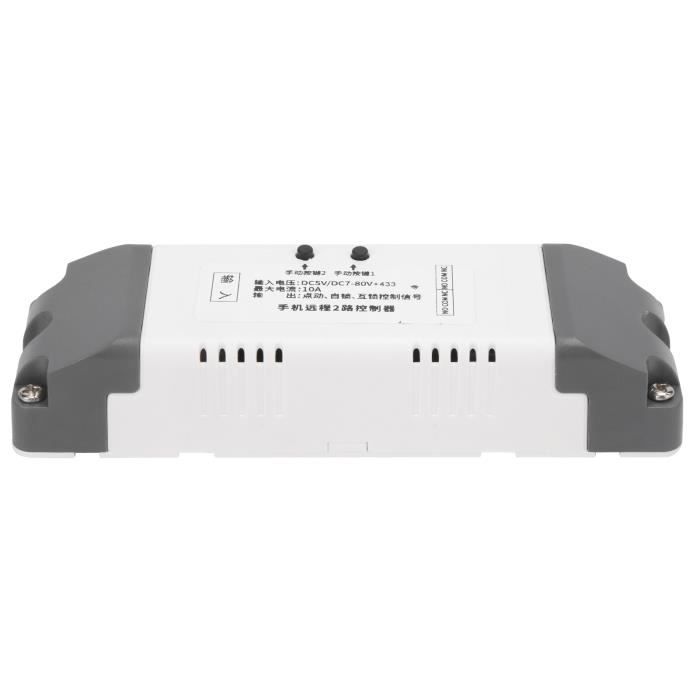 Module De Commutation De Relais Wifi Cikonielf Contrôle Vocal à Distance Blanc Objet