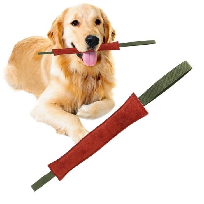 20 30 40cm Dog Bite Tug Toy For Aggressive Chewers Leather Pet Training ...