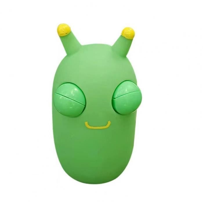 Pinch Toys Vent Toy Stress Relief Eye-Popping Vegetable Worm Doll ...