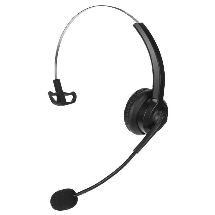 Casque de bureau Casque téléphonique avec microphone et contrôle audio ...