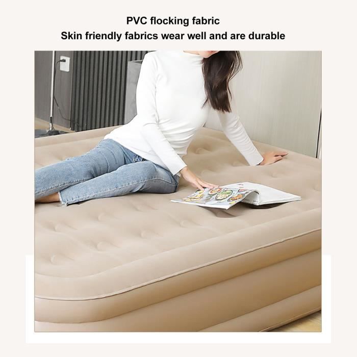 Lit gonflable Matelas gonflable augmentant la résistance à l'humidité ...