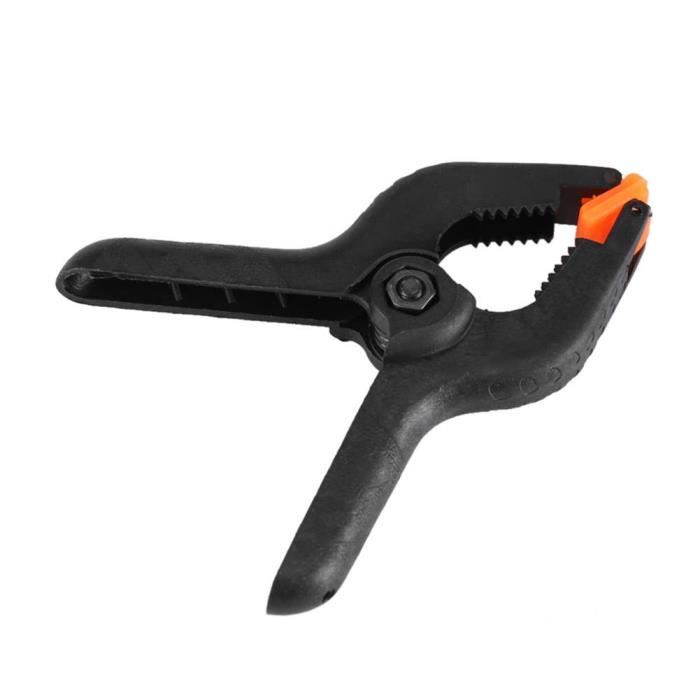 ESTINK pince à ressort en plastique 10 pièces 3 pouces A Type noir ...