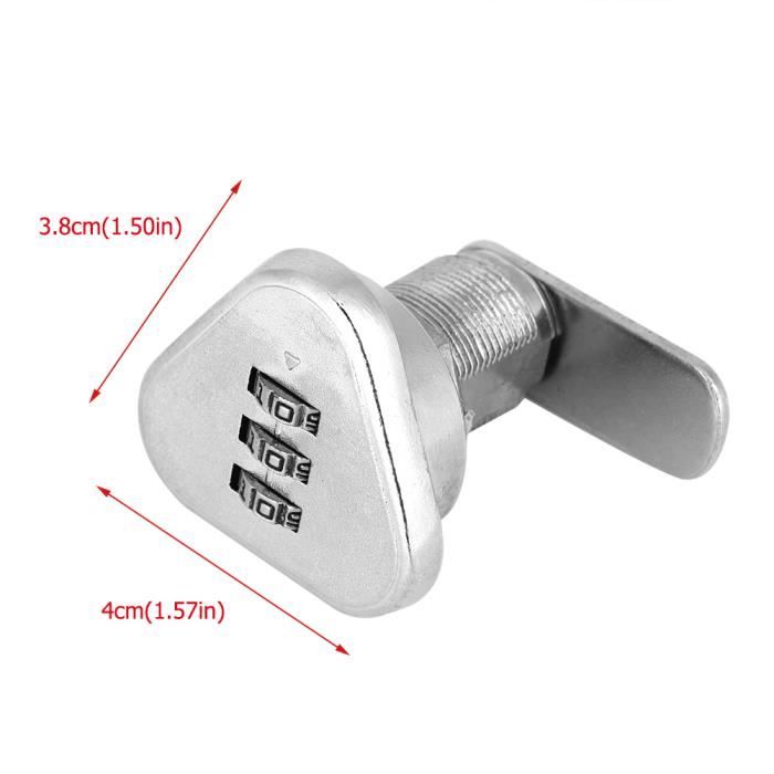 Serrure à Serrure codée L19 de sécurité de mot de passe d'alliage de zinc d'armoire de came de ...