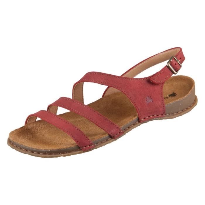 Chaussures EL NATURALISTA Panglao Rouge - Femme/Adulte Rouge ...