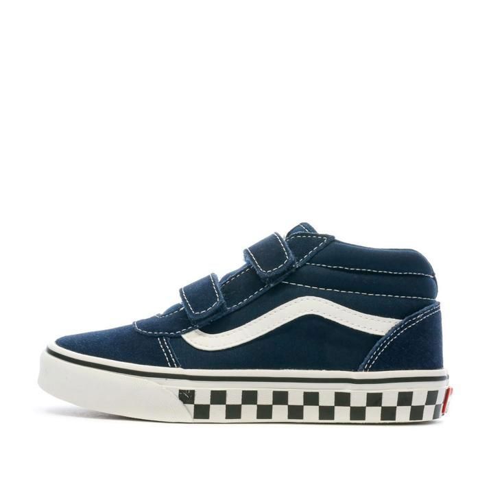 Vans YT Ward Mid V Bleu - Cdiscount Chaussures