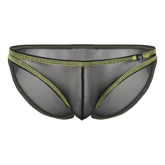 YONGHS Slip Transparent Sexy Homme String See Through Lingerie Erotique ...