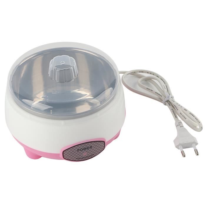 TMISHION Yaourtière Électrique EU Plug 220V Rose, Yaourtière Capacité ...