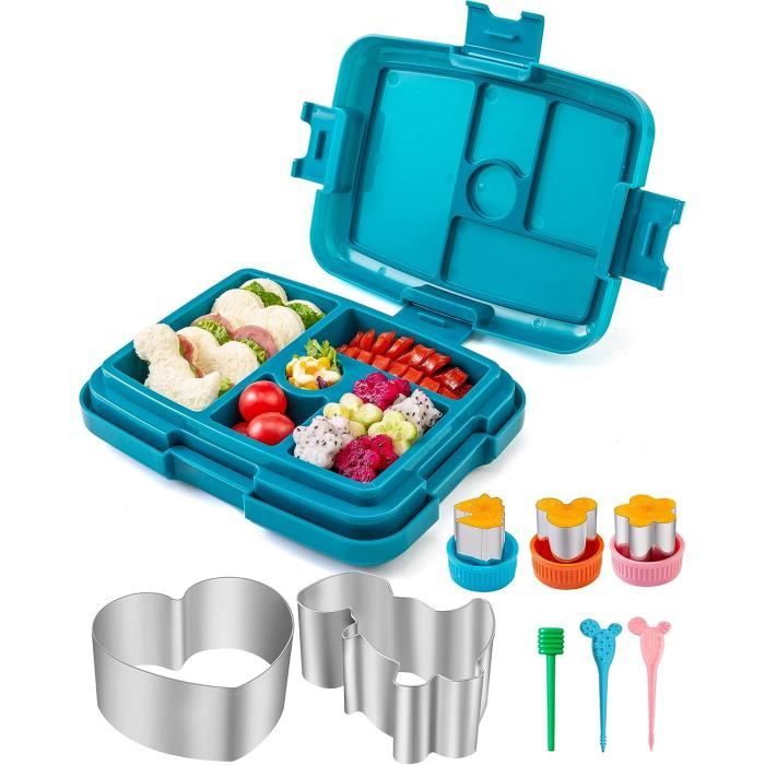 Lunch Box Avec 5 Compartiments,Bento Petit 720Ml,Boite Repas Enfant ...
