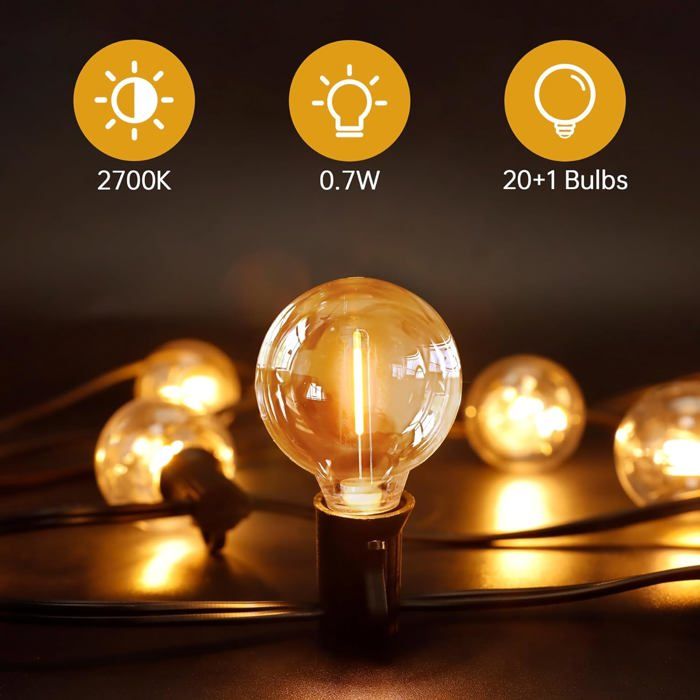 Guirlande Lumineuse Exterieure 15MG40 Guirlande Electrique Exterieur ...